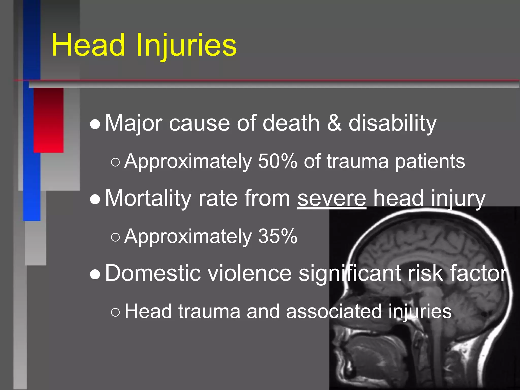 Closed head injury in domestic violence | PDF