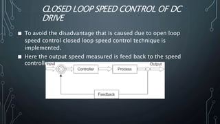 Closed loop control of converter fed motor | PPTX