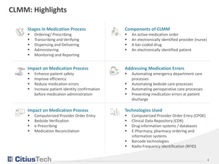 Closed Loop Medication Management - A preferred way to go go forward ...