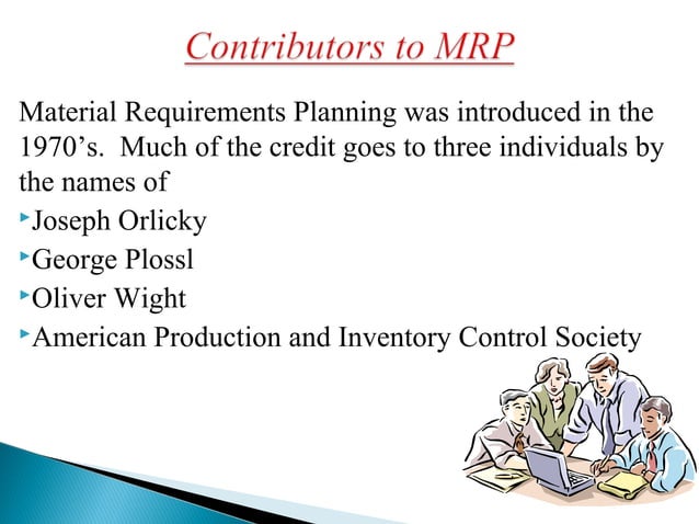 Closed Loop Mrp System Ppt