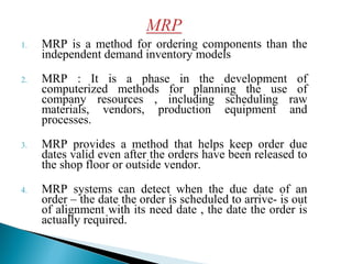 Closed loop mrp system | PPT