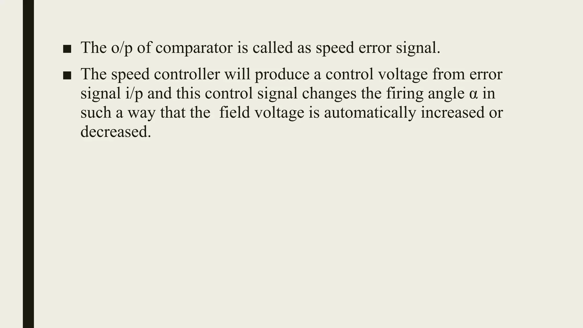 Closed loop speed control | PPTX