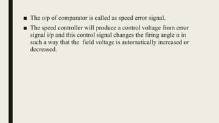 Closed loop speed control | PPTX