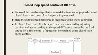 Closed loop speed control | PPTX