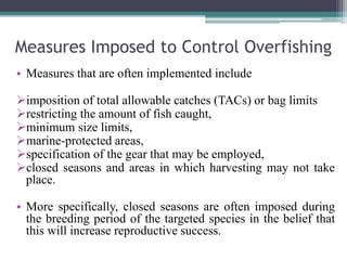 Closed seasons and its significance in fishing | PPTX