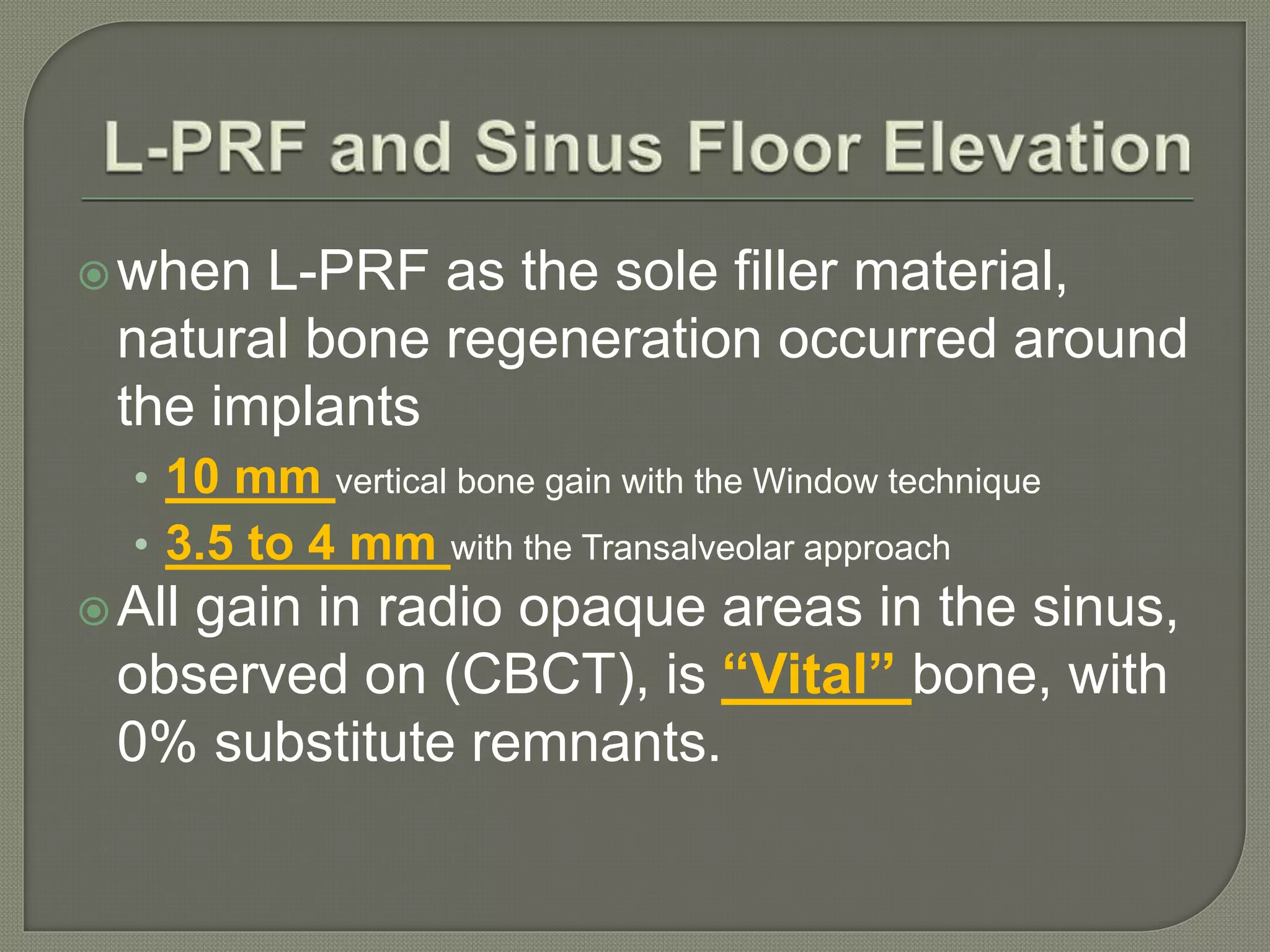 Closed Sinus Lift Surgery | PPTX