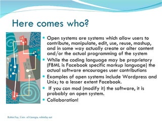 Closed systems, open systems | PPT