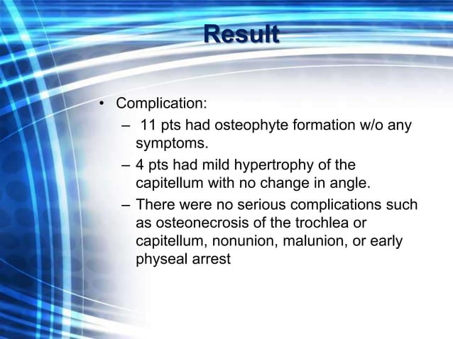 Closed vs. open reduction in lateral condylar fractures of humerus in ...