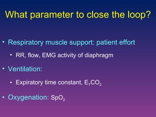 Close loop Ventilation | PPT