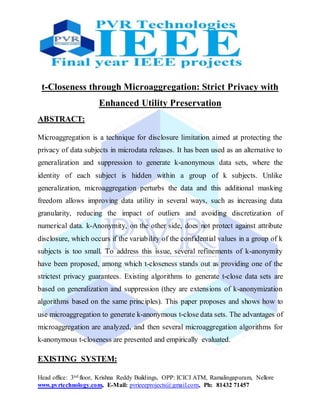 Closeness through-microaggregation-strict-privacy-with-enhanced-utility-preservation | DOCX