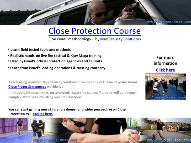 Close protection course