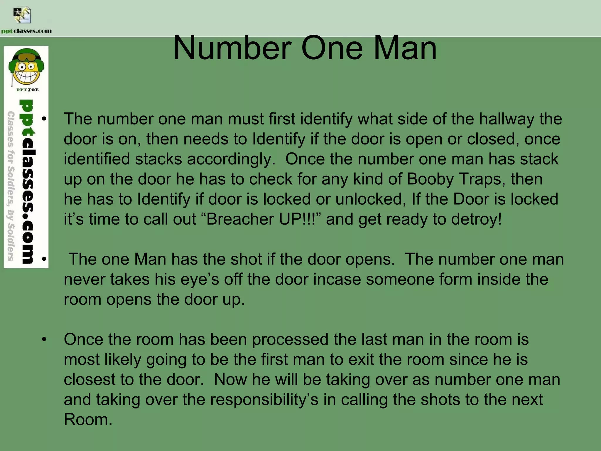 Close quarters battle (cqb ).ppt