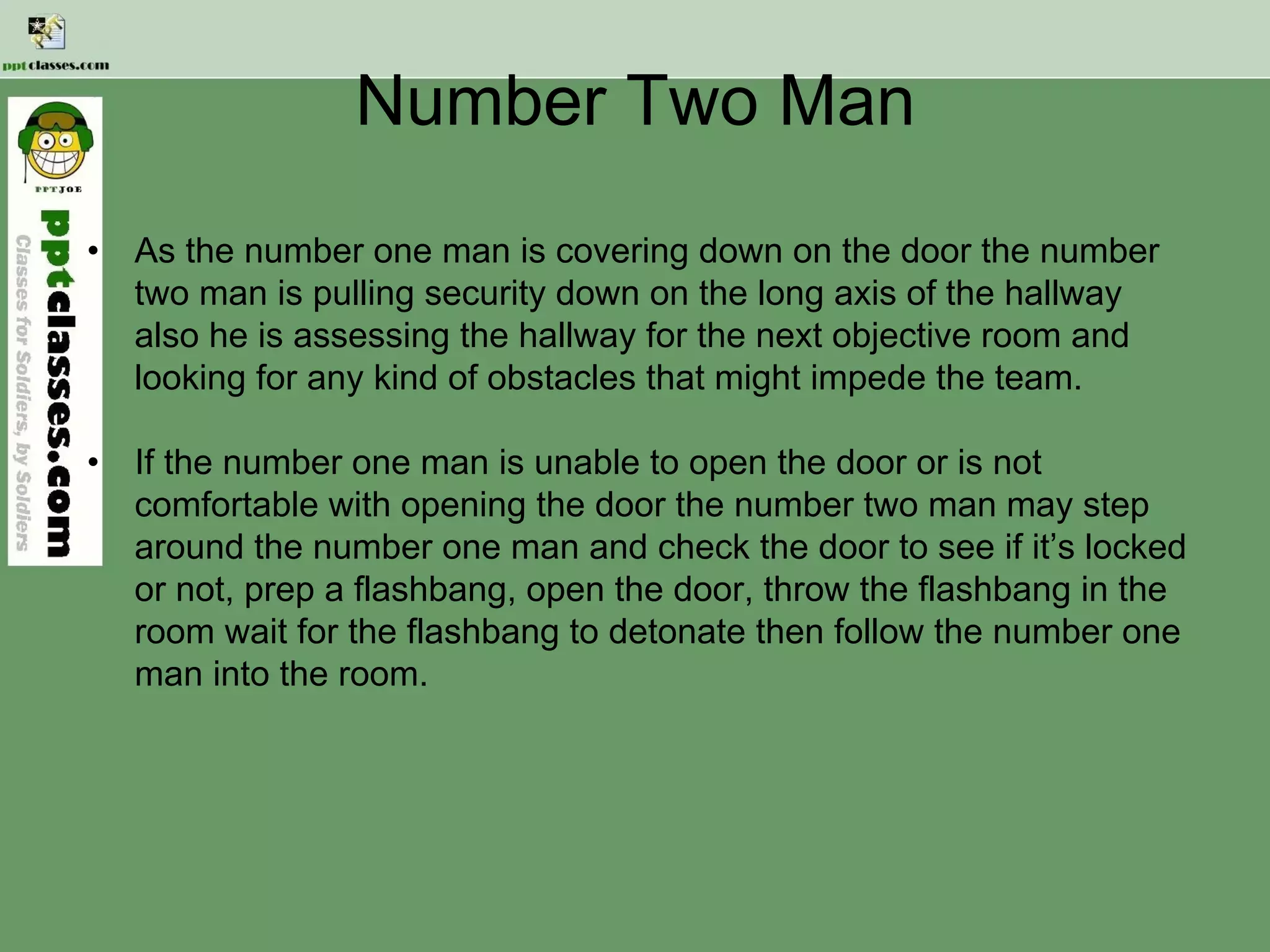 Close quarters battle (cqb ).ppt