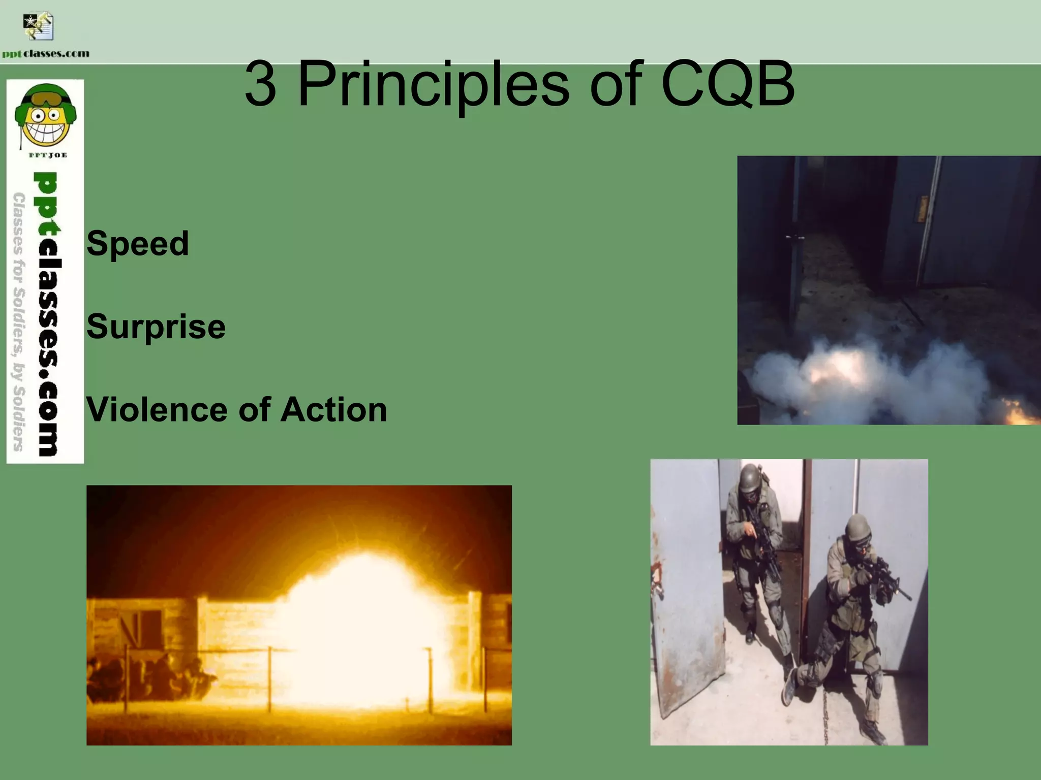 Close quarters battle (cqb ).ppt
