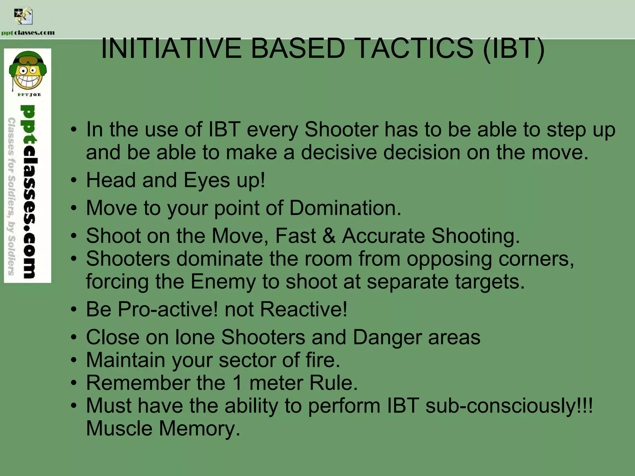 Close quarters battle (cqb ).ppt