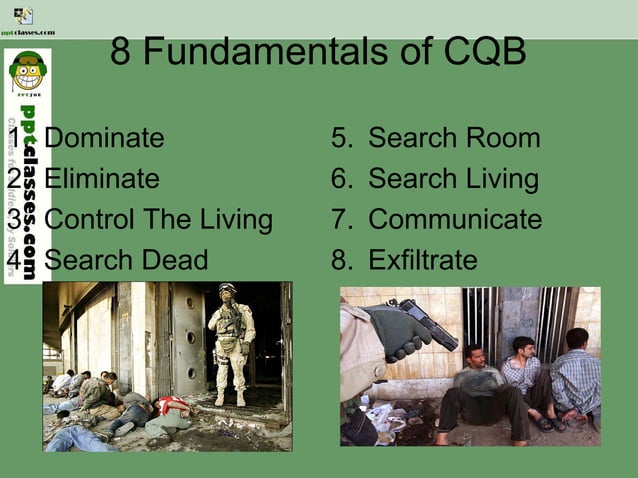 Close quarters battle (cqb ).ppt