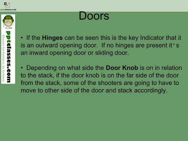 Close quarters battle (cqb ).ppt