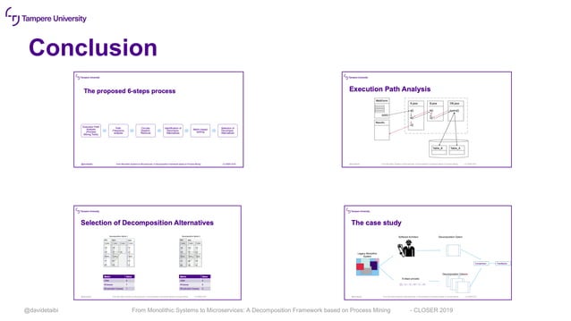 From Monolithic Systems To Microservices A Decomposition Framework Based On Process Mining