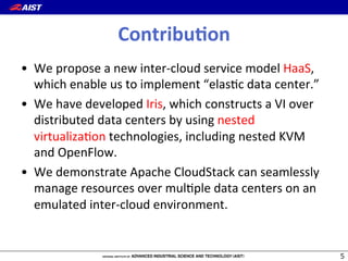 Iris Inter Cloud Resource Integration System For Elastic Cloud Data