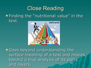 Close reading | PPT