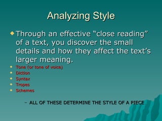 Close reading | PPT