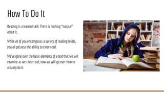 Close reading | PPT