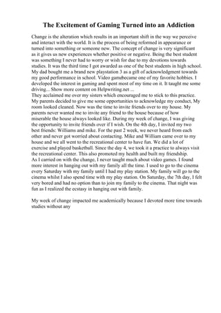 Close Reading Essay Examples | PDF