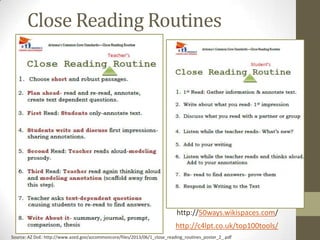 Close reading in the elementary grades | PPTX