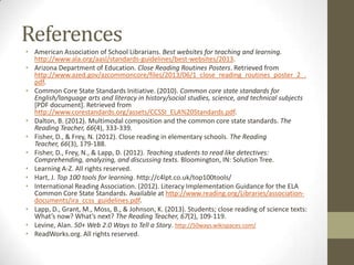 Close reading in the elementary grades | PPTX