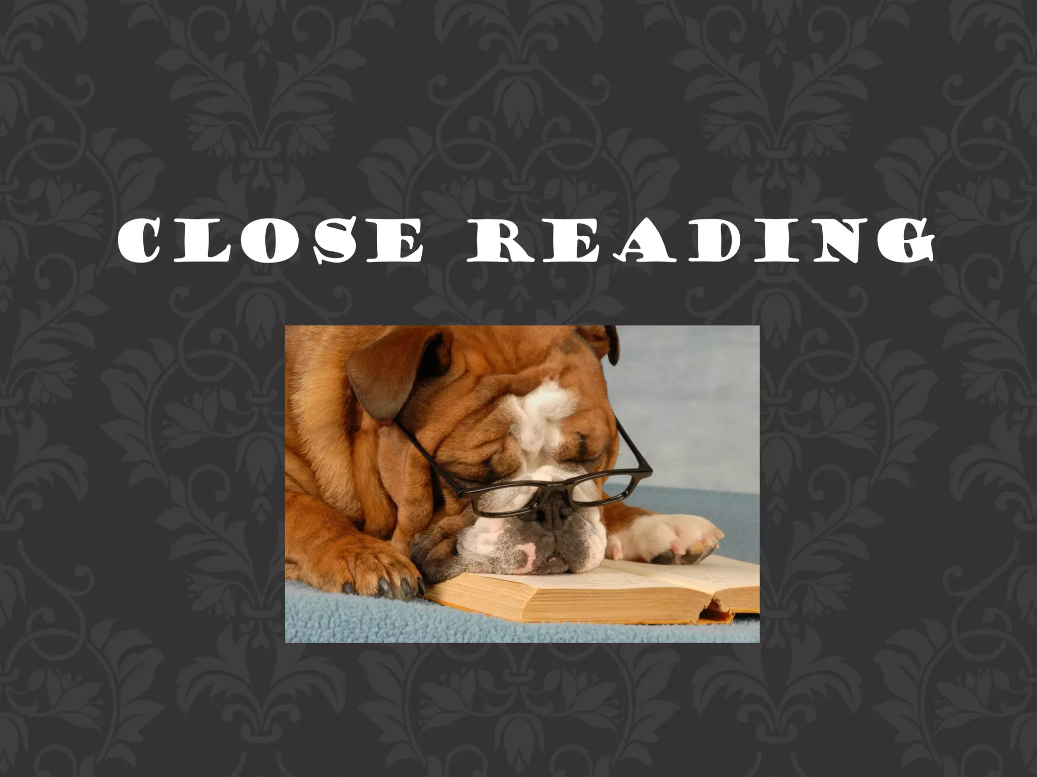 Close reading magnetism power point | PPT