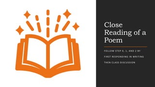 Close Reading Practices.pptx | Poetry | Books and Literature