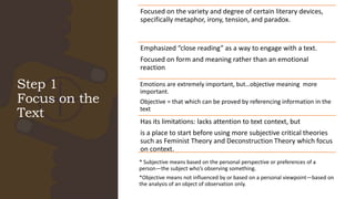 Close Reading Practices.pptx | Poetry | Books and Literature
