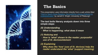 Close Reading Practices.pptx | Poetry | Books and Literature