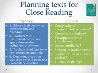 Close reading | PPTX