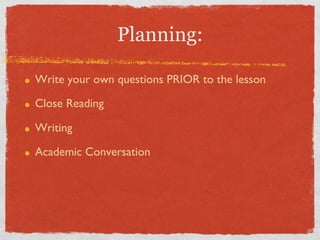 CommonCore.com - Close Reading Skills | PDF