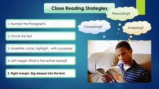 Close Reading Strategies | PPTX