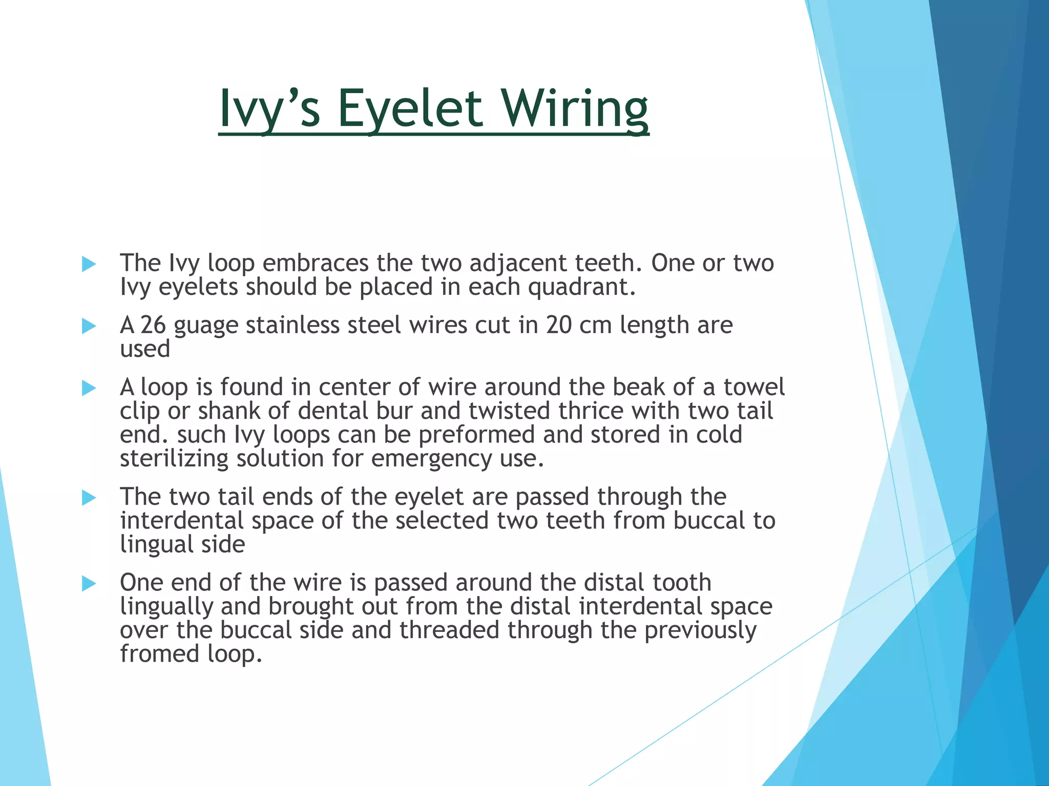 Closed Reduction in Mandibular Fractures | PPTX