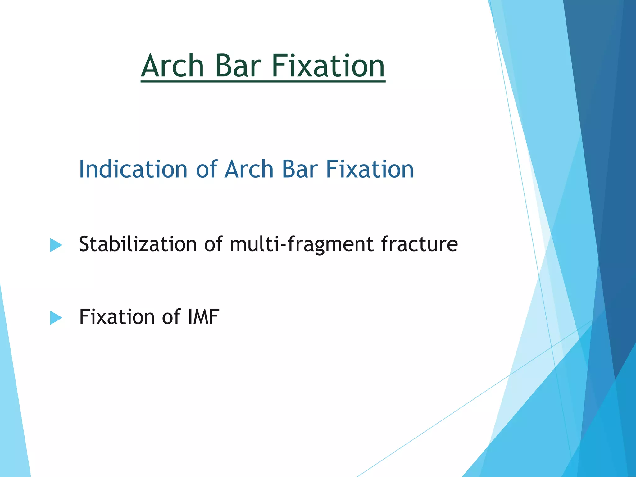 Closed Reduction in Mandibular Fractures | PPTX