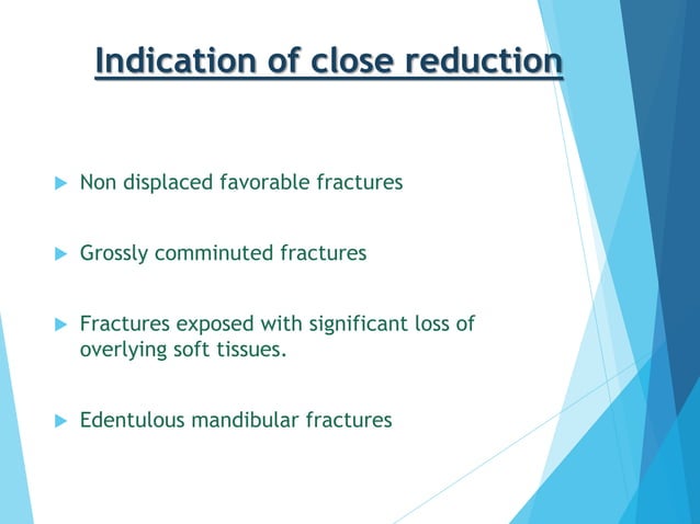 Closed Reduction in Mandibular Fractures | PPTX | Dental Health ...