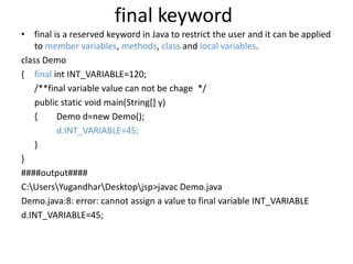 Closer look at classes | PPTX | Programming Languages | Computing