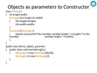 Closer look at classes | PPTX | Programming Languages | Computing