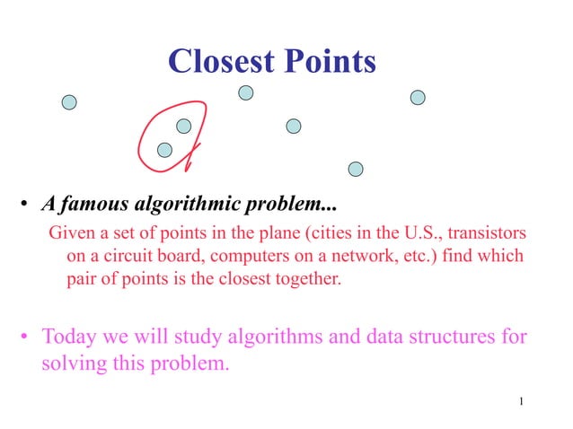 ClosestPairClosestPairClosestPairClosestPair | PPT