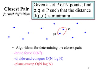ClosestPairClosestPairClosestPairClosestPair | PPT