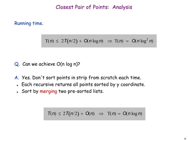 ClosestPair_Kleinberg_and_Tardos.pptx_enjoy | PPT | Computing ...