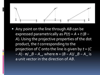 Closest point on line segment to point | PPTX