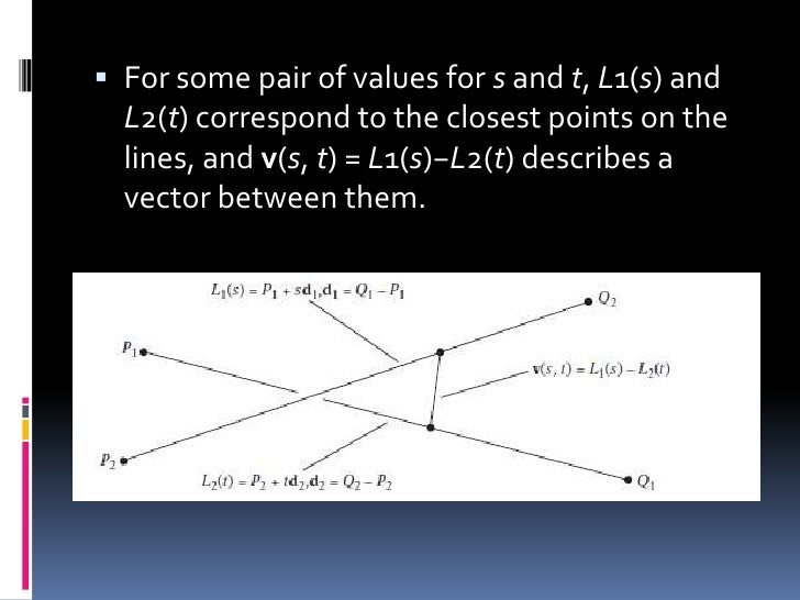 Closest Point On Line Segment To Point