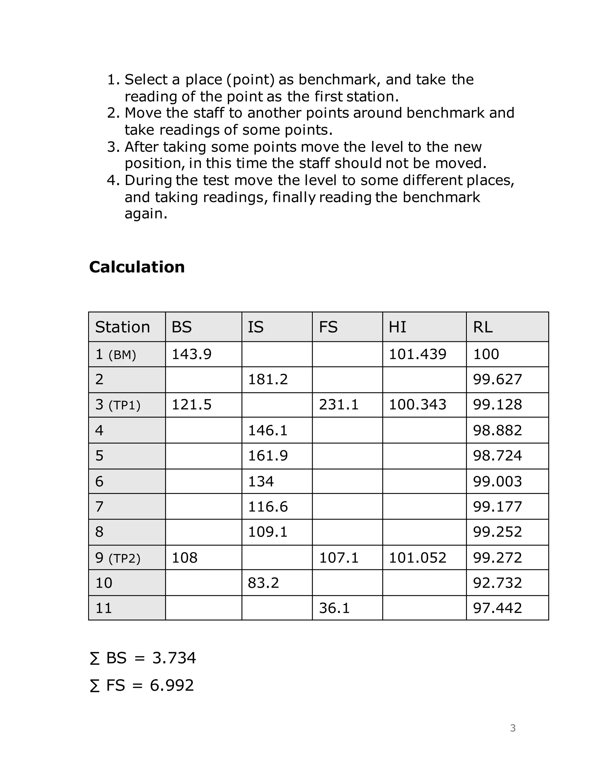 Closed Traverse Surveying - Report | DOCX