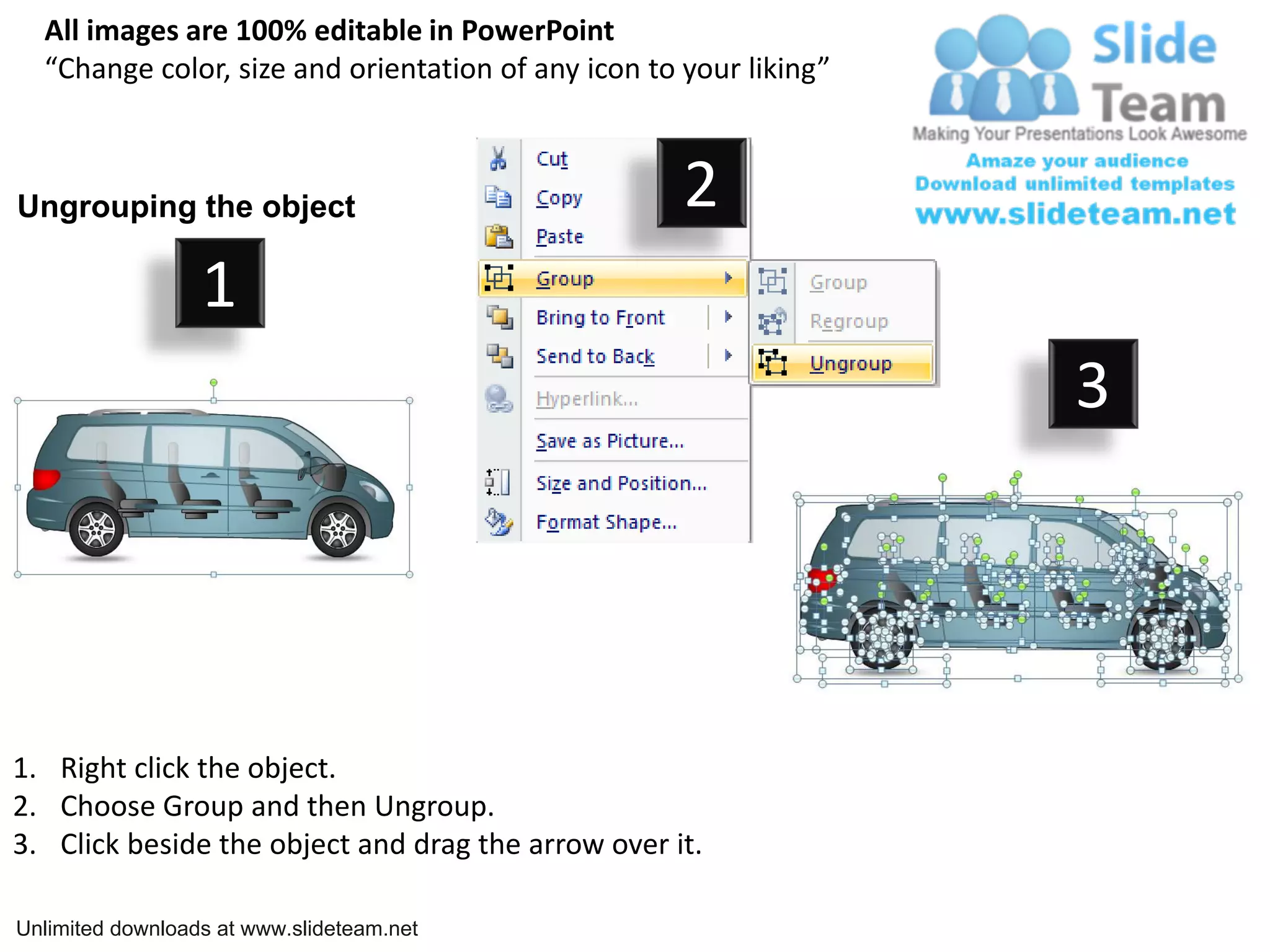 Close up minivan with steering wheel windshield luggage rack side view ...