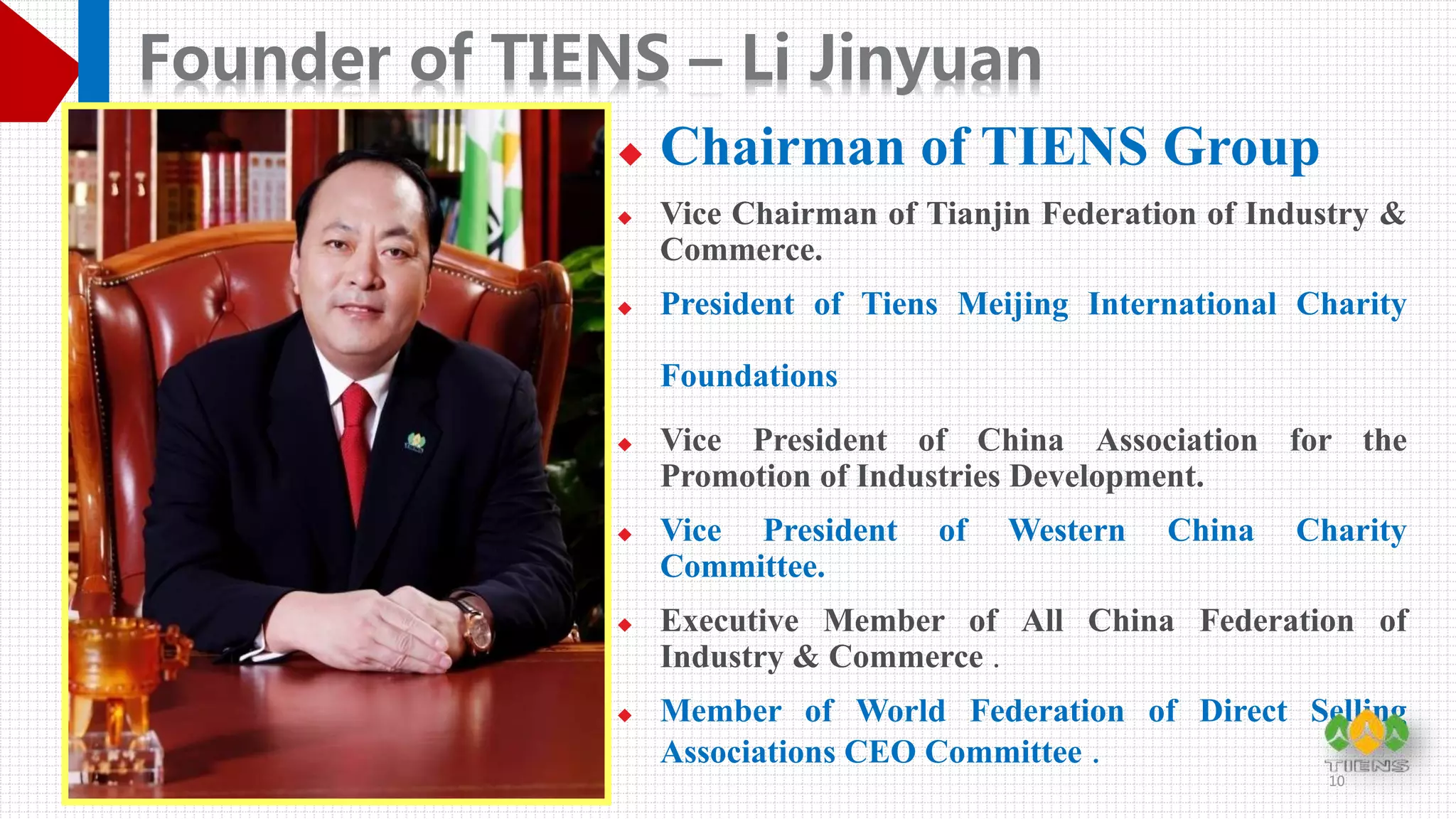 Tiens Business Presentation | PPTX