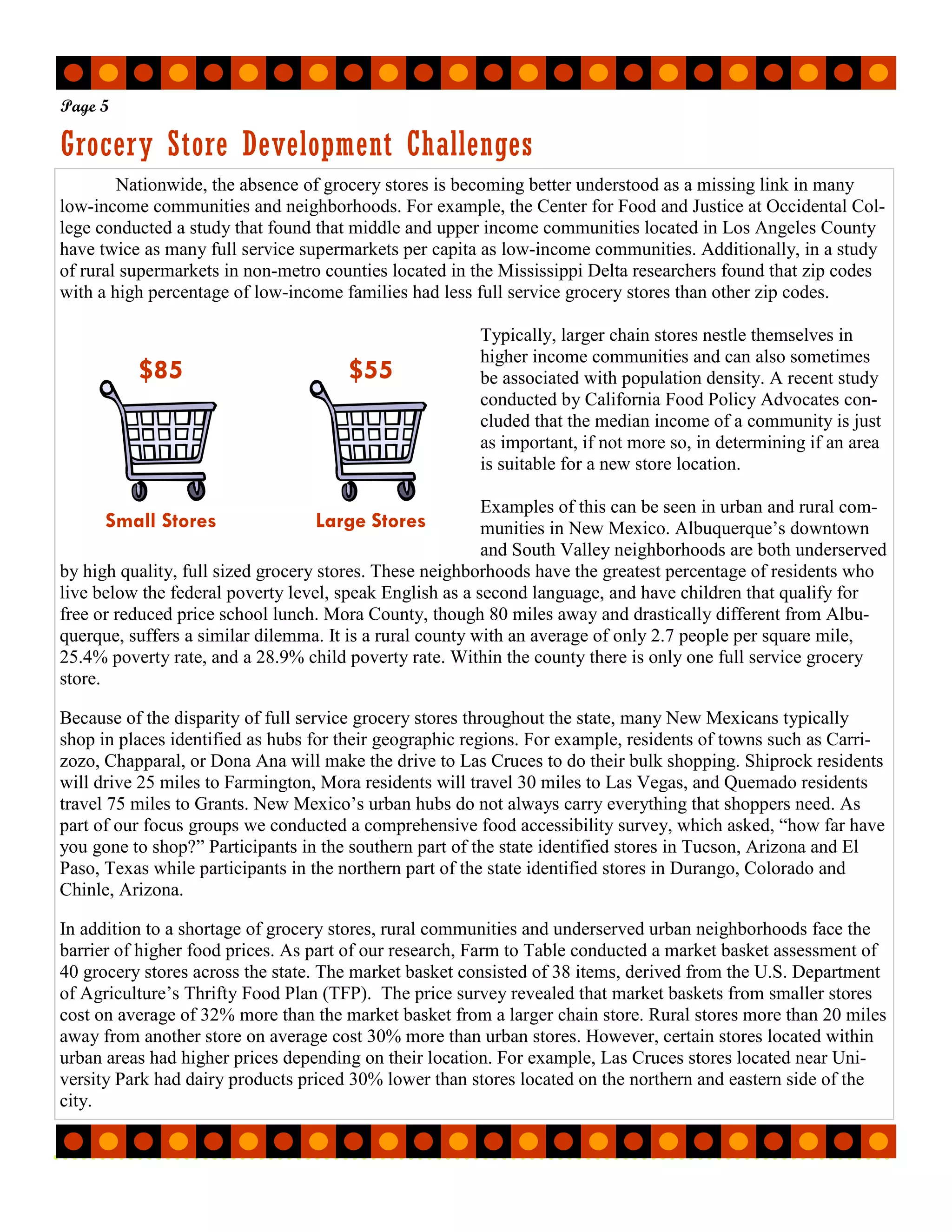 Closing New Mexico’s Food Gap | PDF